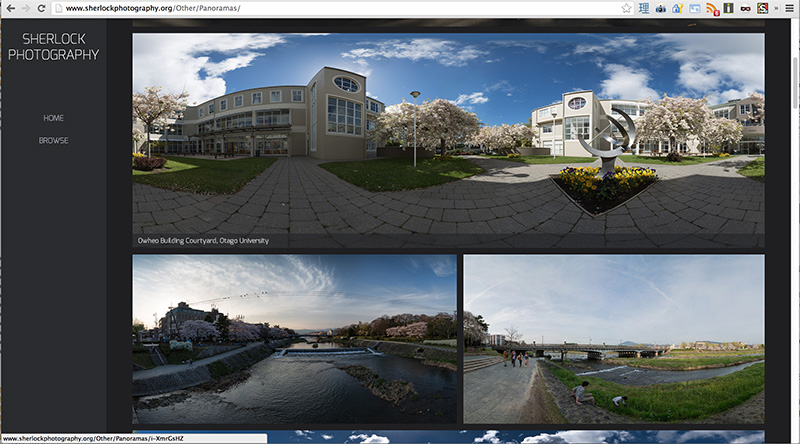 360° panorama viewer - Sherlock Photography